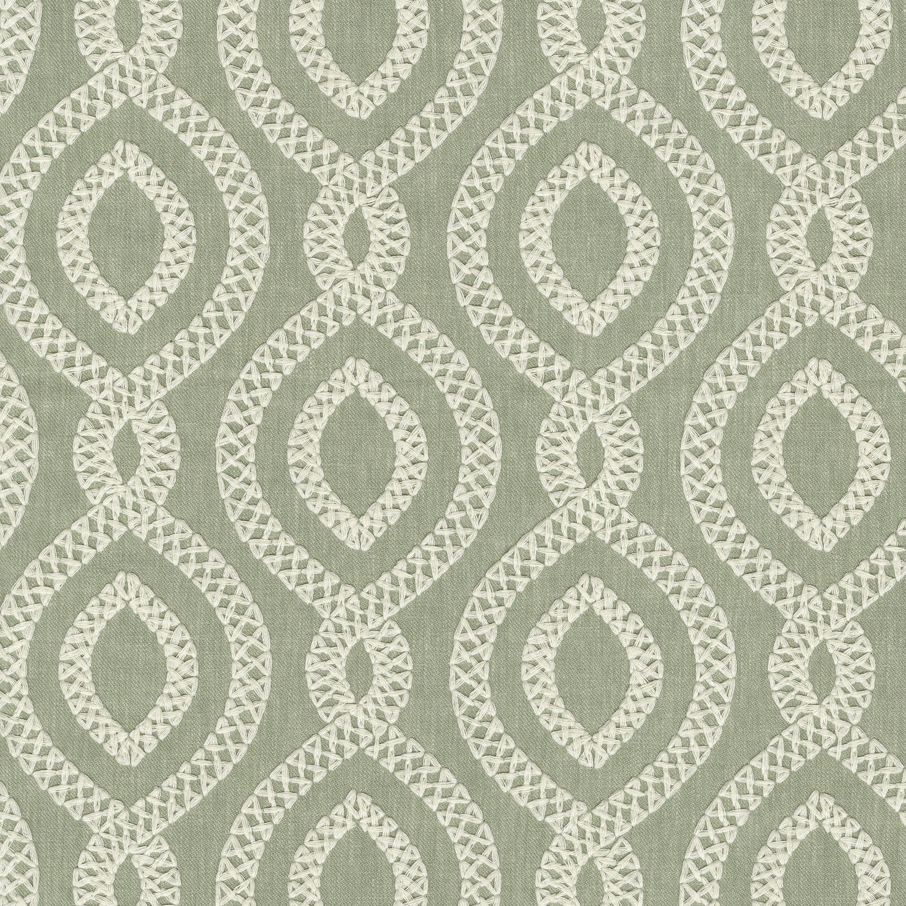 Pavilion EMB Aloe P/K Lifestyles Fabric | The Fabric Co