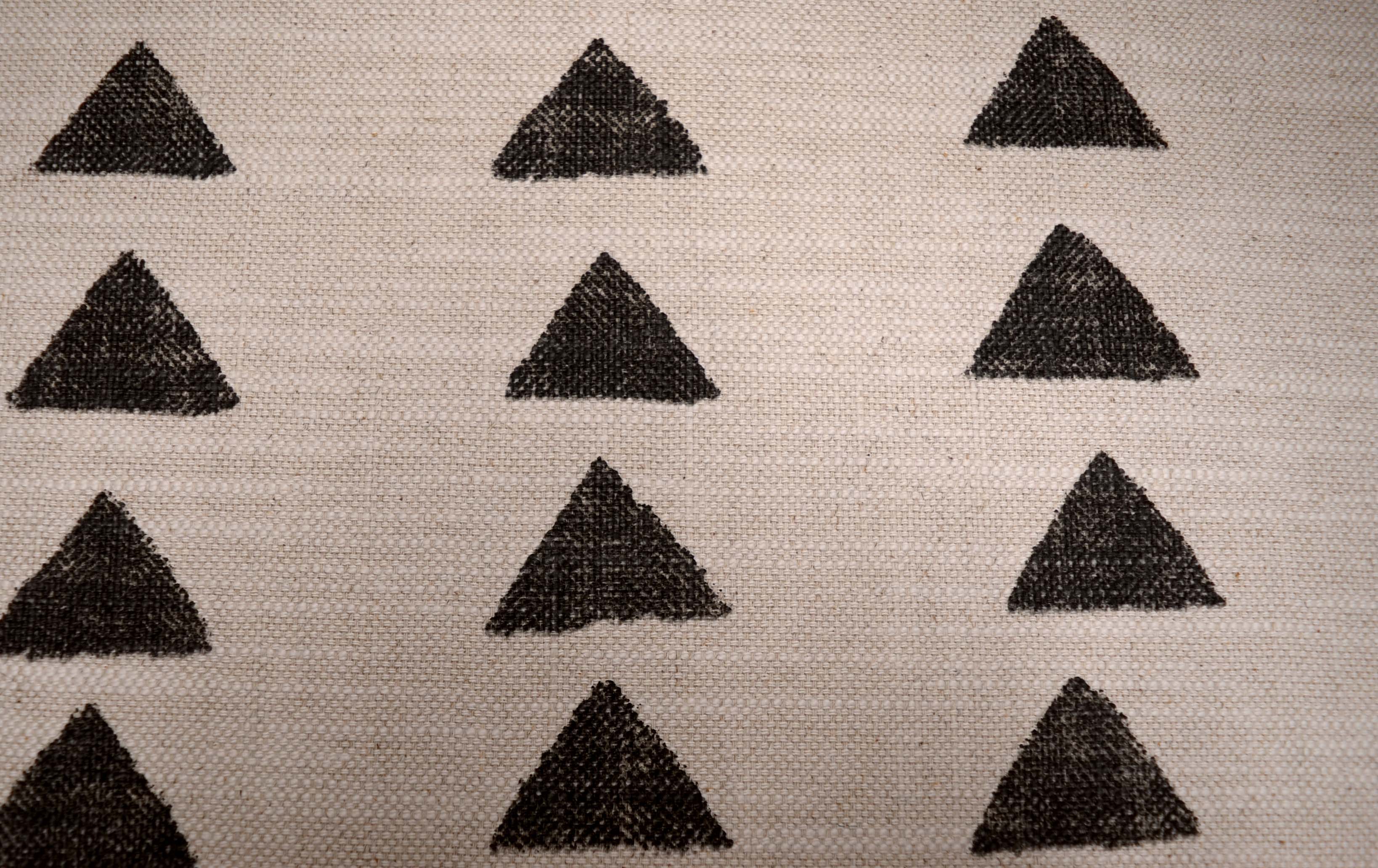 Nomadic Triangle Fossil Black Cream Southwestern Geometric Triangle ...