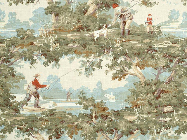Toile Fabric by the Yard: Scenic & Elegant Designs