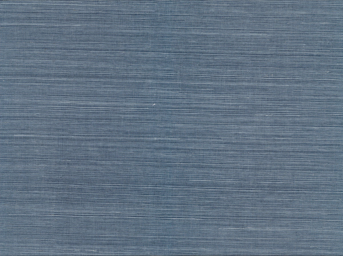 2829-82026 Lamphu Blue Grasscloth Wallpaper | The Fabric Co