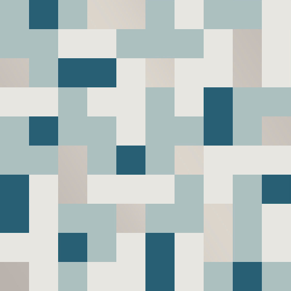 2889-25221 Alby Blue Geometric Wallpaper | The Fabric Co