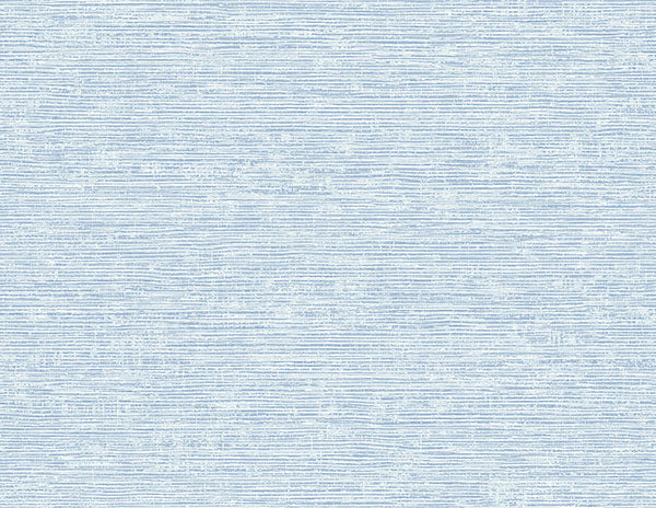 2927-81702 Tiverton Sky Blue Faux Grasscloth Wallpaper | The Fabric Co