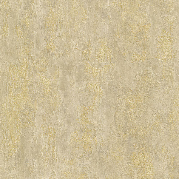 4019-86494 Deimos Gold Distressed Texture Wallpaper | The Fabric Co