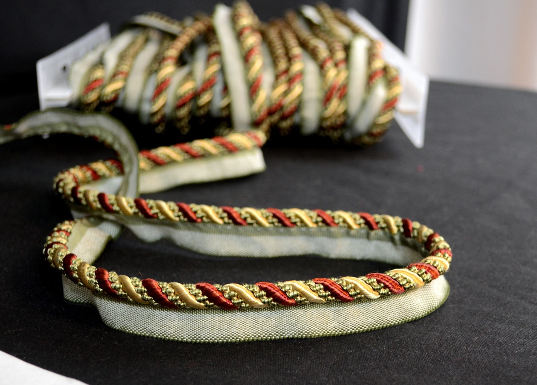 Decorative Gold Cording Trim