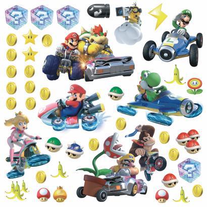 RMK2728SCS Mario Kart 8 Wall Decals Mural | The Fabric Co