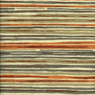 Orange Tan Horizontal Stripe Print Artstripe Print Sunset Laura Kiran ...