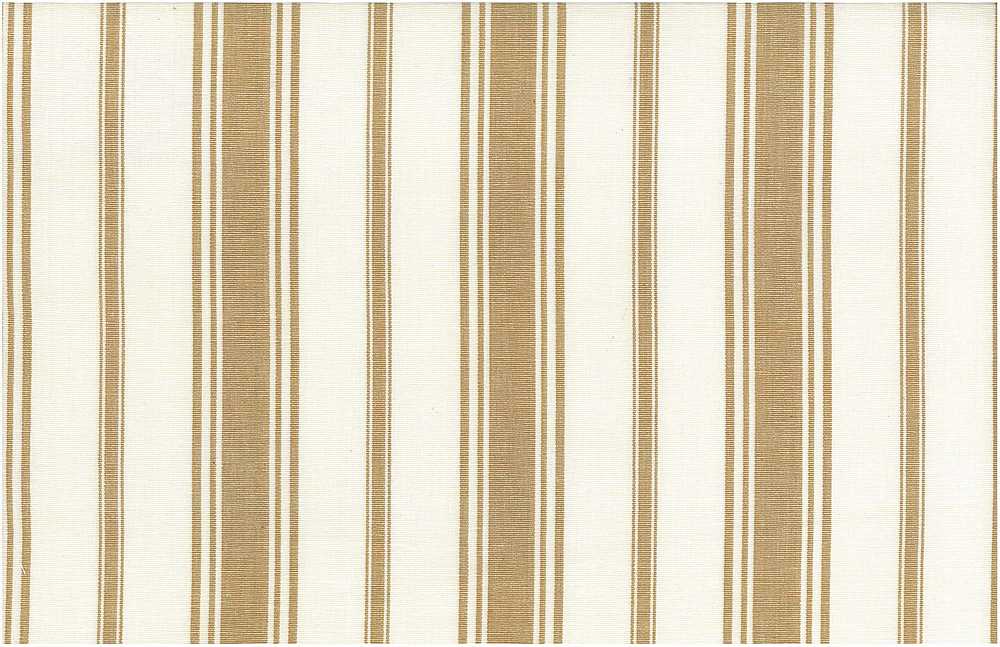 Tan Woven Stripe Coastal Stripe Tan Laura Kiran Fabric