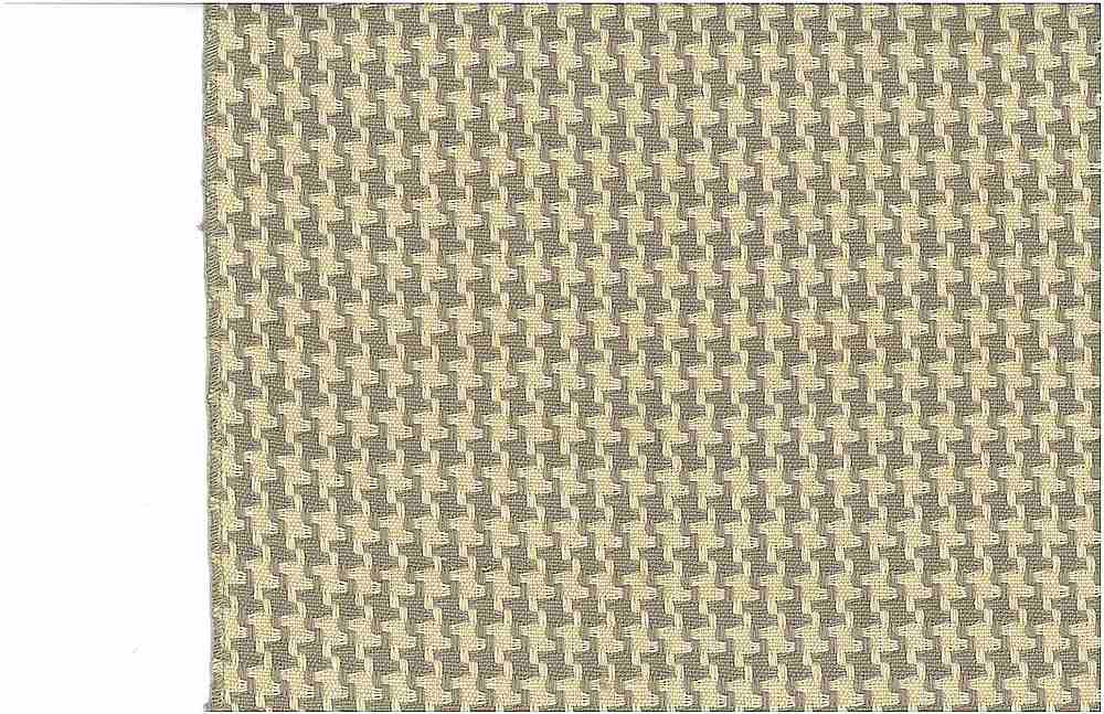 Taupe Tan Woven Houndstooth Small Houndstooth Stone Laura Kiran Fabric